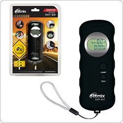 Алкотестер RITMIX RAT-301 для измерения уровня алкоголя в выдыхаемом ...