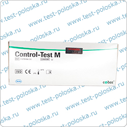 Тест-полоски Cobas Control-Test M (Контрол-Тест М), 50 штук