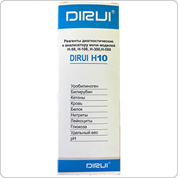 Тест-полоски Дируи (Dirui) H10, 100 штук купить полоски визуальные на ...