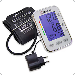 Тонометр автоматический MediTech MT-50 с мега дисплеем и подсветкой с адаптером